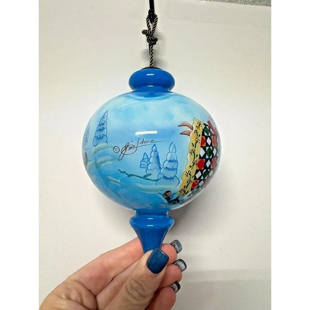 Ne'Qwa Art | Holiday | Used Neqwa Art Jim Shore Reverse Painted Glass ...